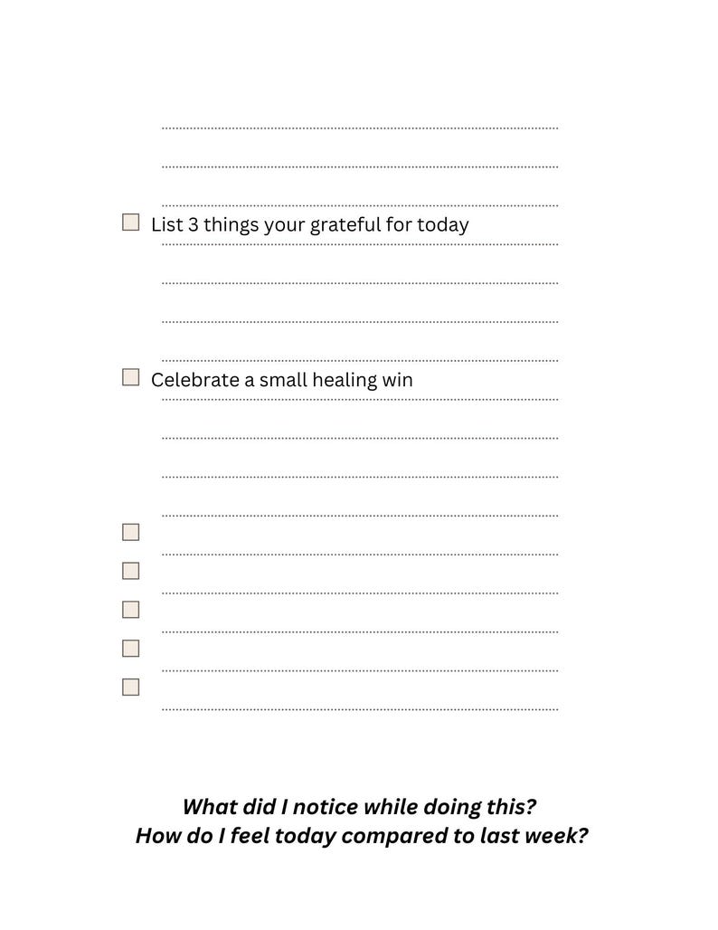 Emotional Healing Workbook – Triggers, Boundaries & Self-reflection ...