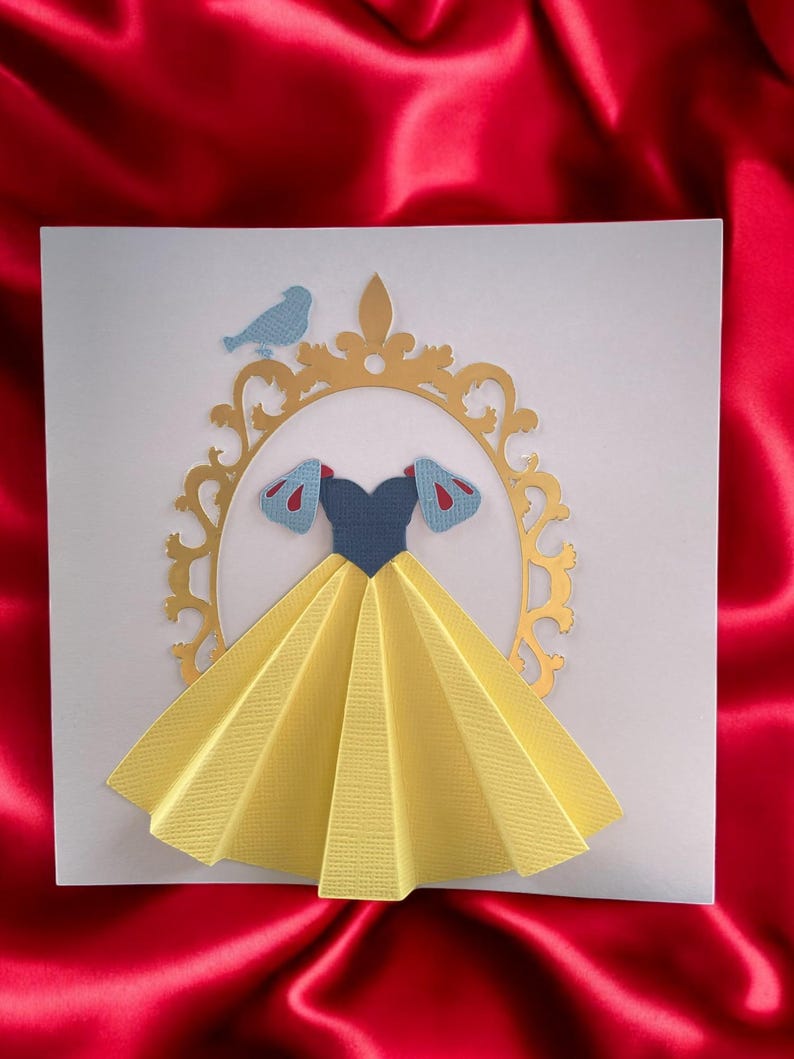 Snow White Card, Snow White Greeting Card, Princess Card - Etsy