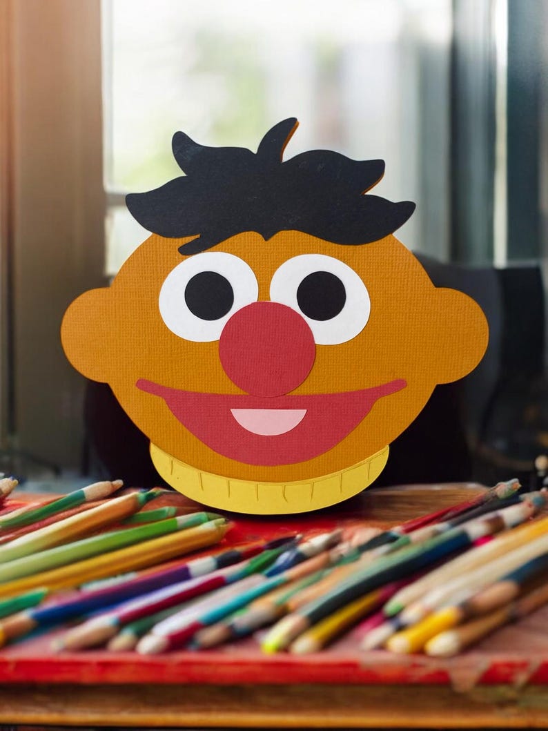 Ernie Greeting Card, Sesame Street Card - Etsy