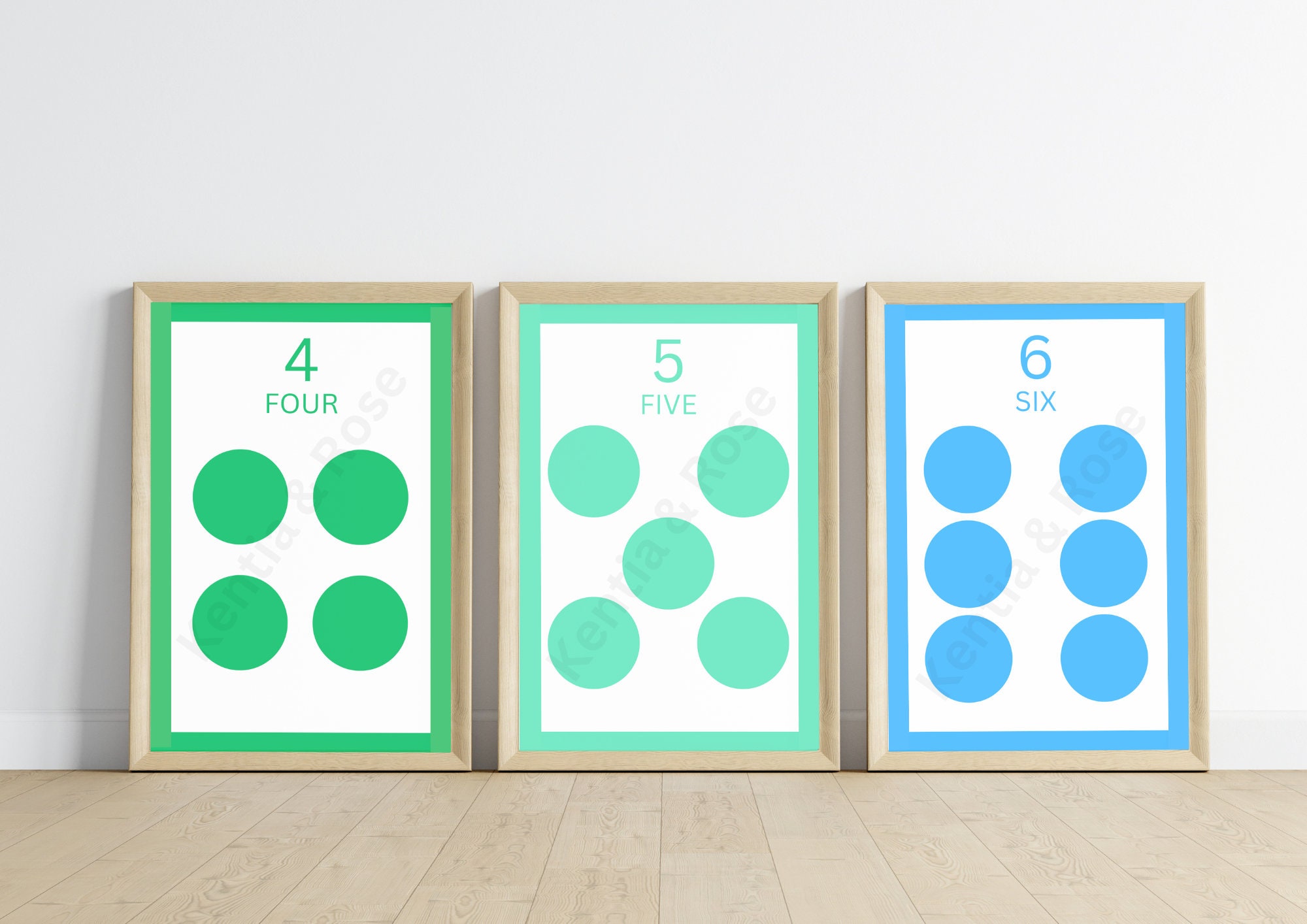 Number Educational Posters, 1-10, Count to 10, Preschool Posters ...