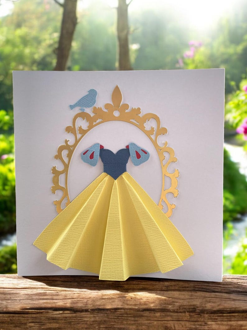 Snow White Card, Snow White Greeting Card, Princess Card - Etsy