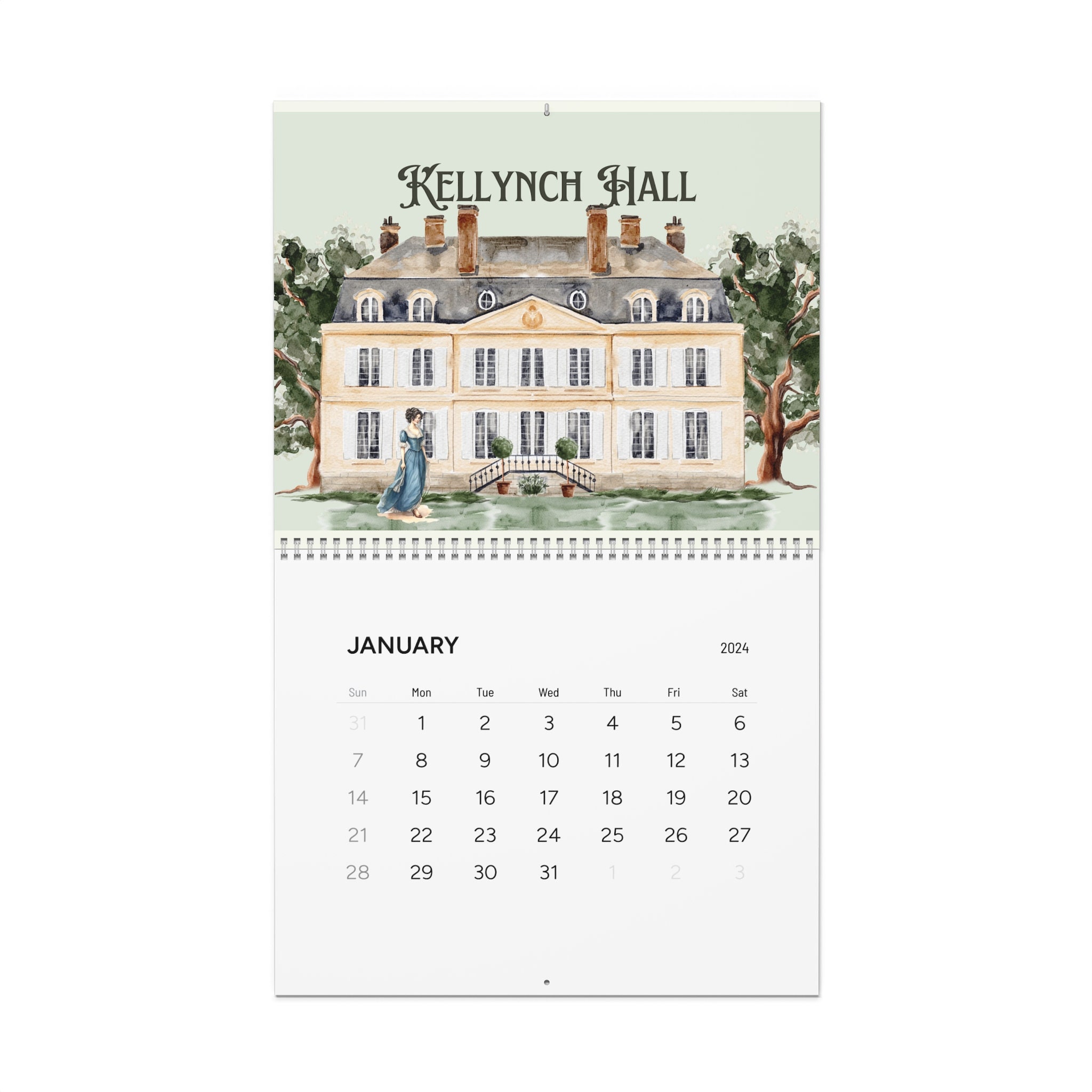 Jane Austen Inspired Charming Estates and Locations - Wall Calendar ...