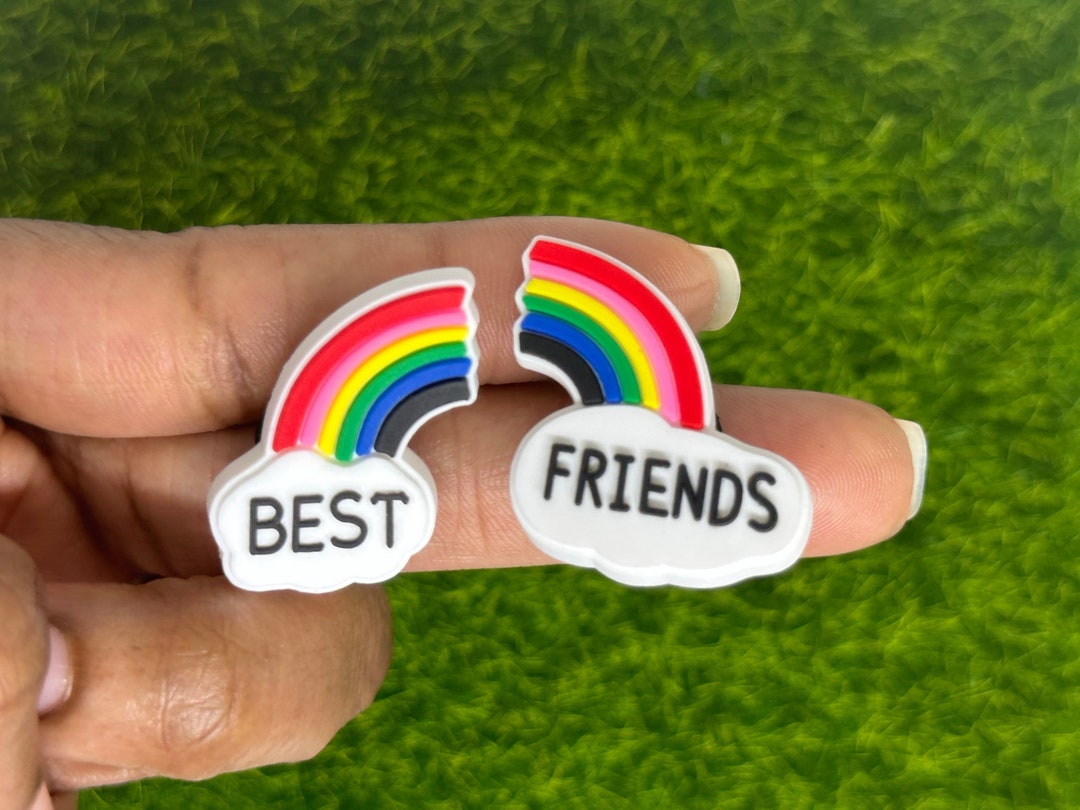 Best Friend Croc Clog Shoe Charm Set - Besties - Croc Charm Sets - Etsy