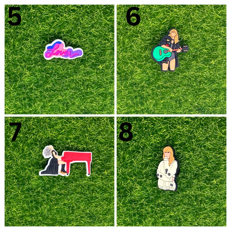 Singer Croc Charm - Pop Singer Croc Clog Shoe Charms - Music Croc ...