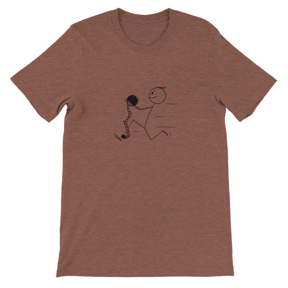 Stickman Thief Tshirt, Stickmen Tshirt, Mens Stick Figure Tee, Stick ...