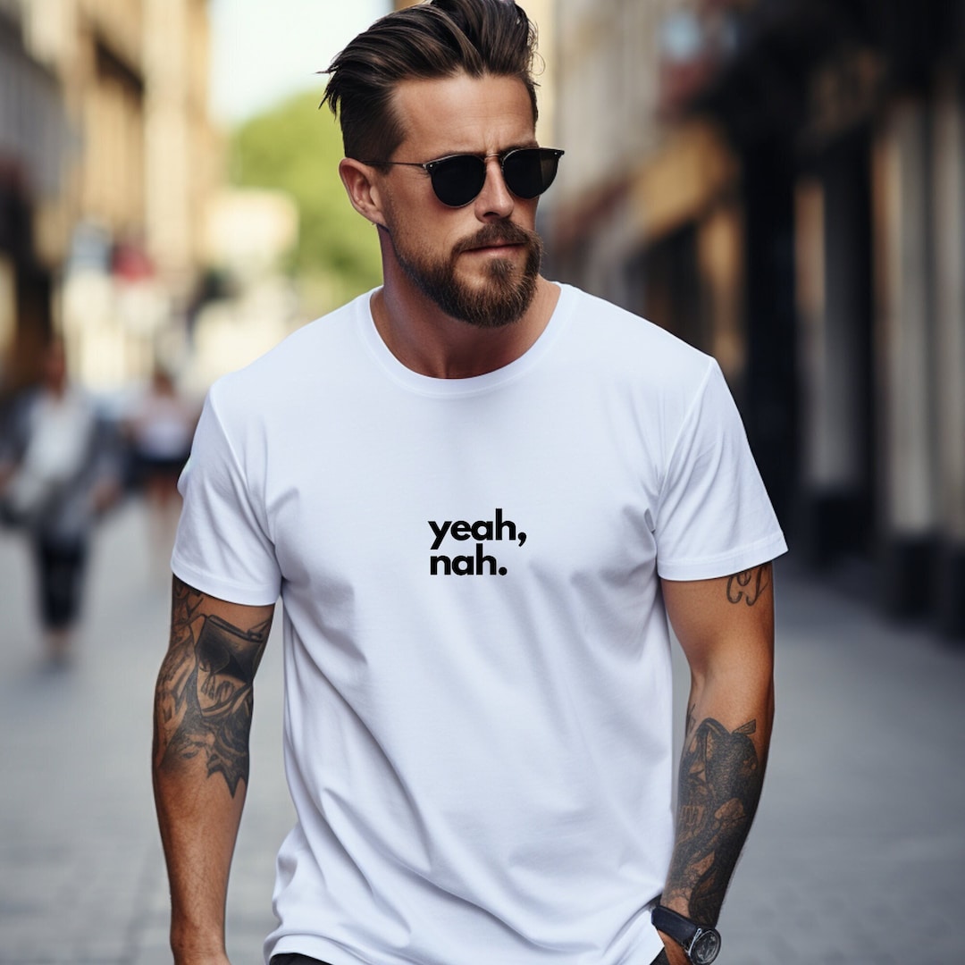 Mens Yeah Nah Shirt, Australia Day Tshirt, Australia T-shirt Men ...