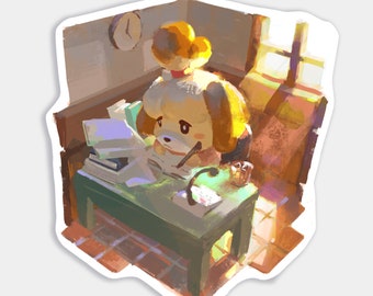 4 Swimsuit Isabelle Vinyl Sticker - Etsy