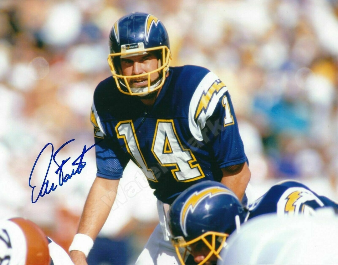 Dan Fouts Signed Autographed Photo CHARGERS REPRINT Rp - Etsy