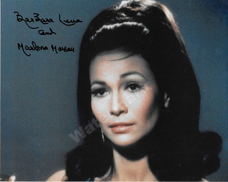 Barbara Luna Star Trek Autographed Signed Photo Art Etsy