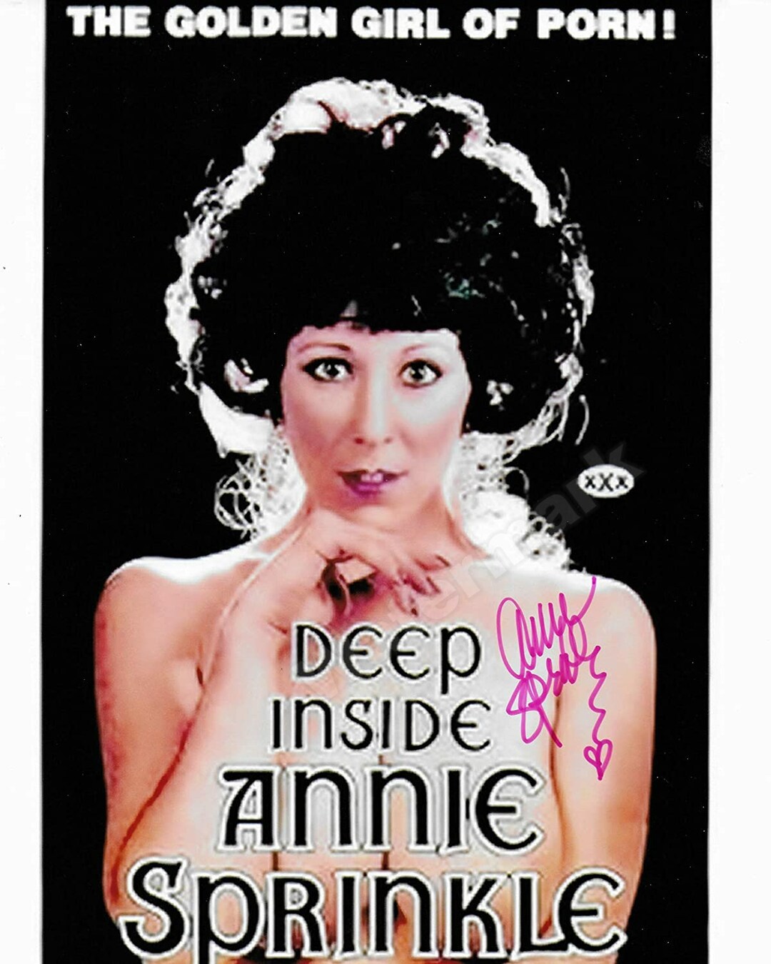 Annie Sprinkle Autographed Signed Photo Wall Art Posters Etsy