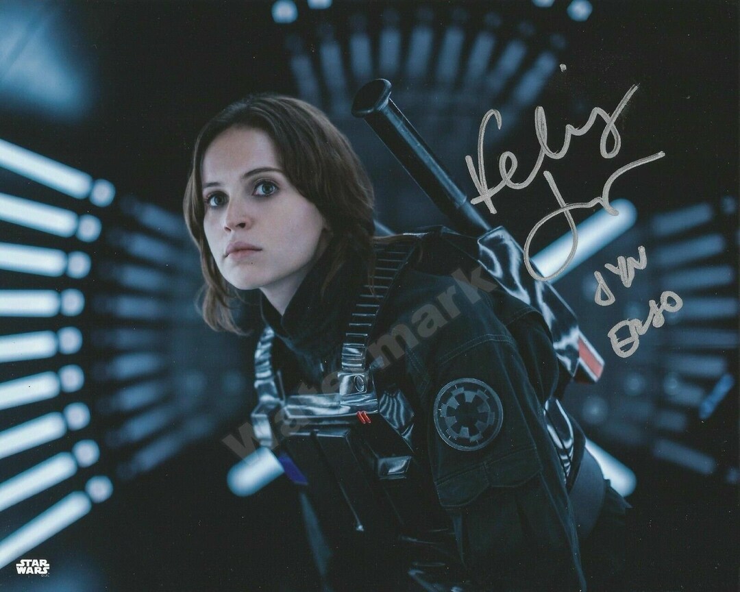 Felicity Jones Star Wars Rogue One Autographed Signed Photo REPRINT Rp ...