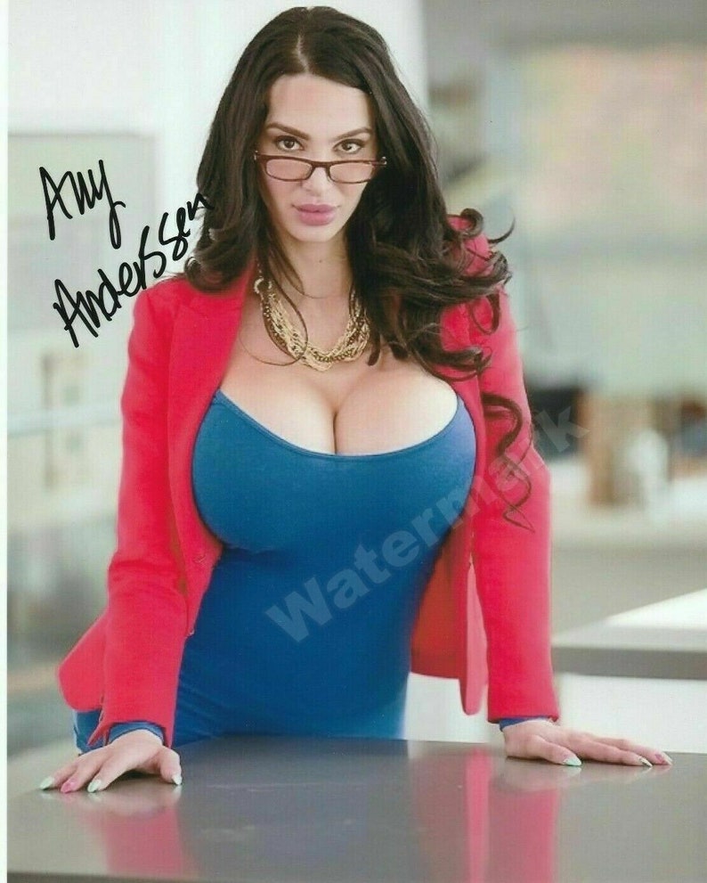 Amy Anderssen model Autographed Signed Photo Wall Art Posters Movies Canvas Celebrity Home Room ...