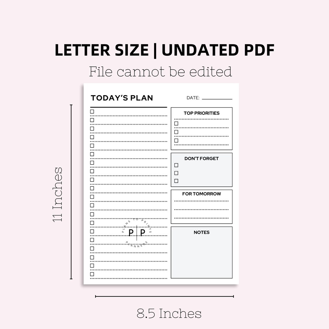 2024 Planner Digital Planner Templates, Daily Schedule Weekly Planner ...