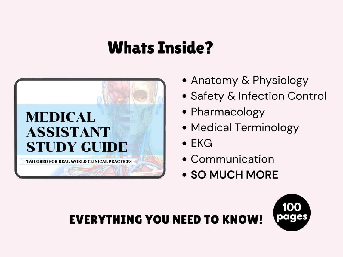 Medical Assistant, Anatomy and Physiology, Medical Assistant Study ...