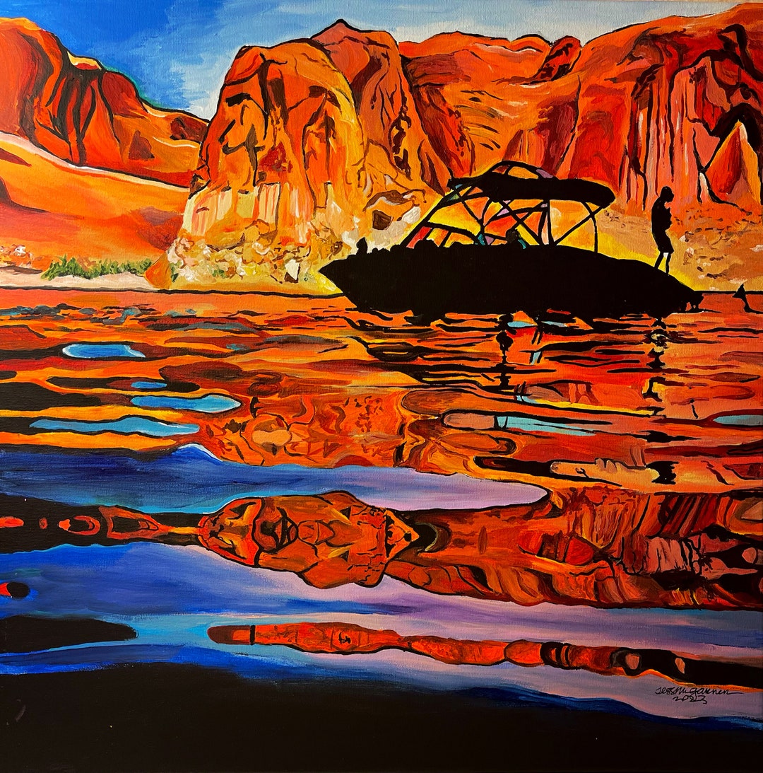 Lake Powell Reflections Print - Etsy