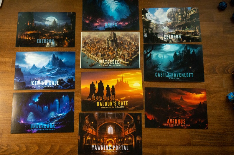 Dnd Ravenloft Curse of Strahd Barovia Postcard (dungeons & Dragons) - Etsy