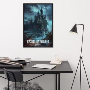 Dnd Castle Ravenloft - Curse of Strahd Poster (dungeons & Dragons) - Etsy