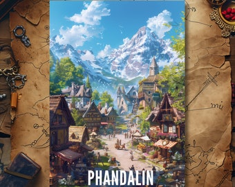 Dnd Neverwinter Postcard (dungeons & Dragons) - Etsy