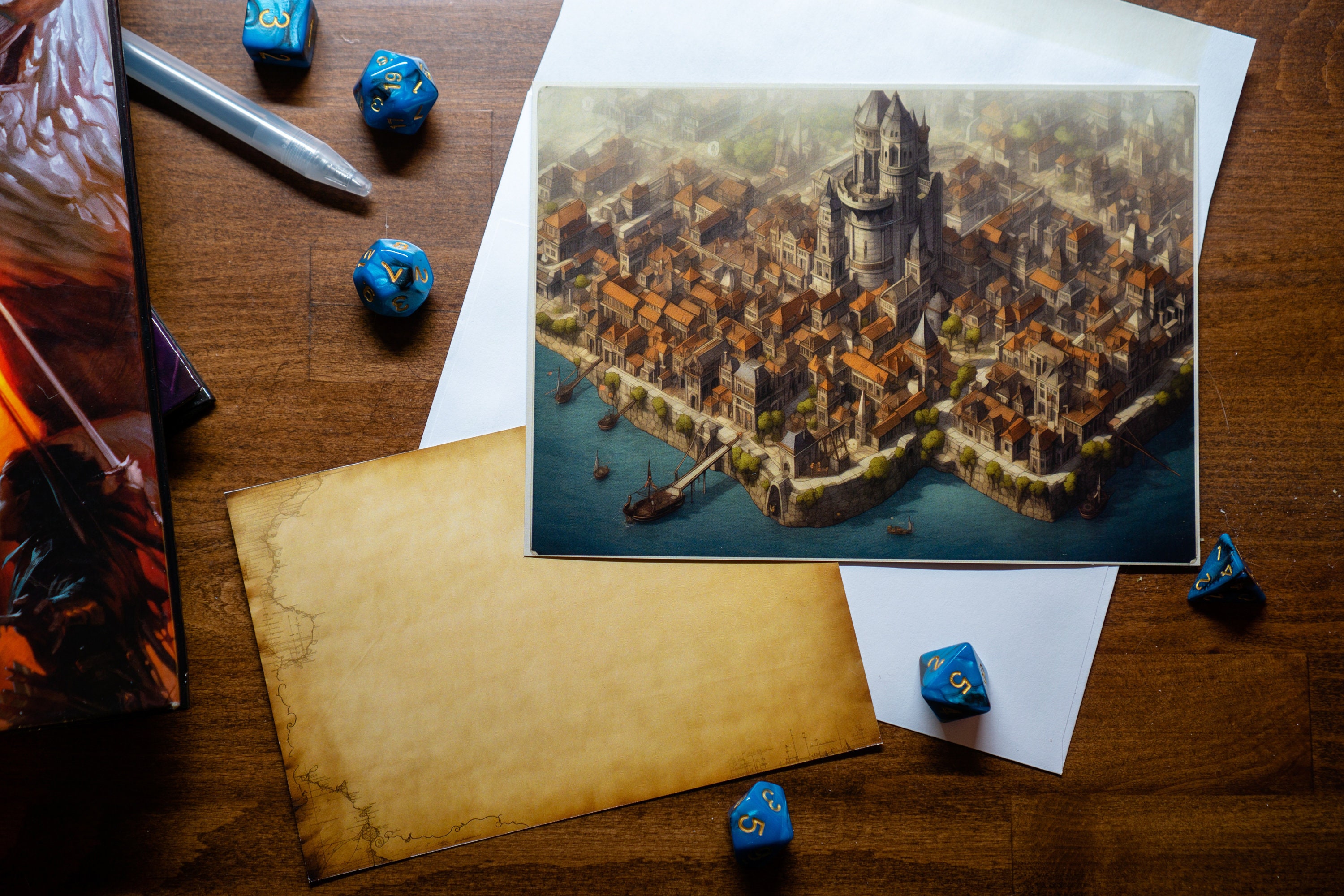 Printable Dnd Waterdeep Postcard dungeons & Dragons - Etsy