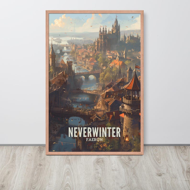Dnd Neverwinter Poster (dungeons & Dragons) - Etsy