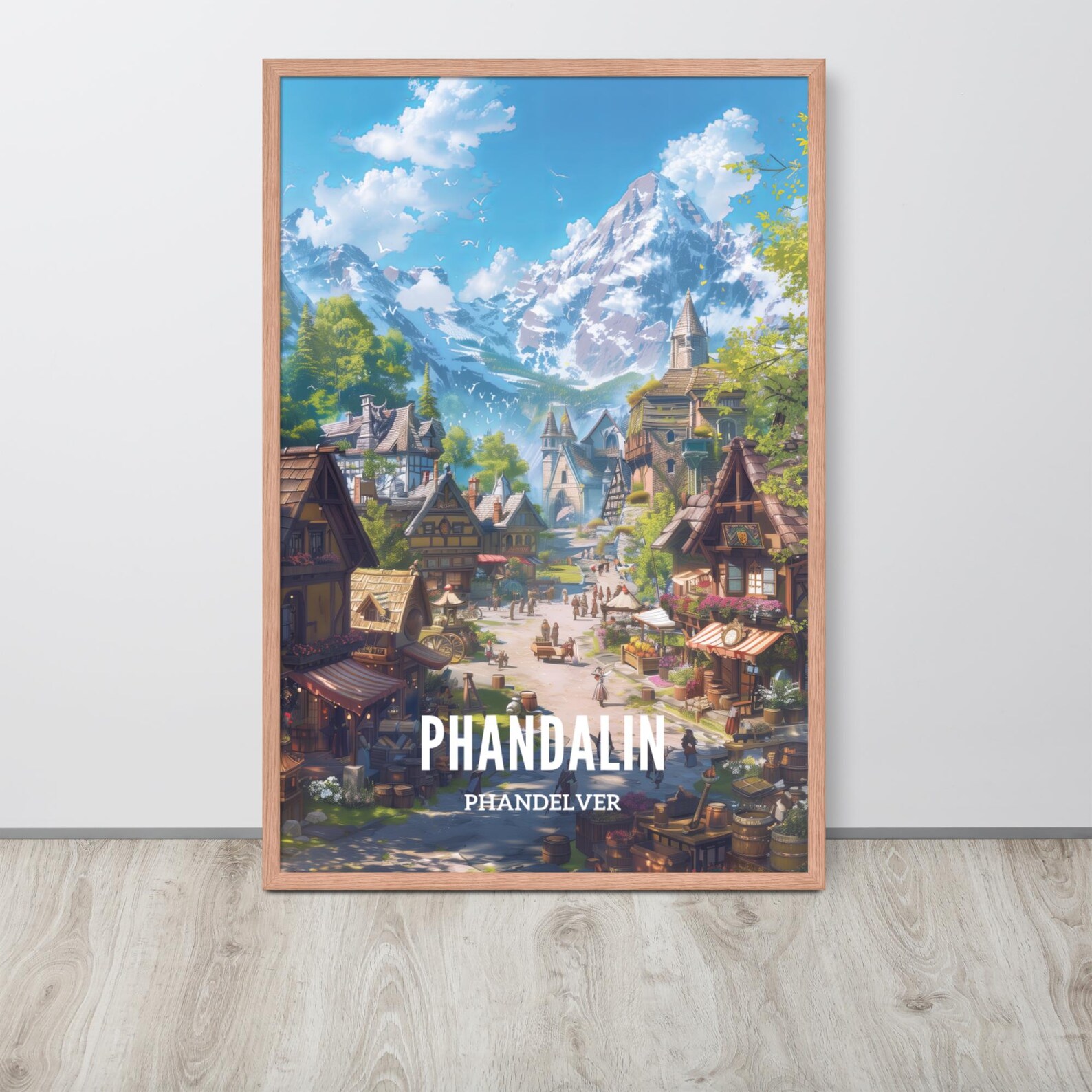 Dnd Phandalin Poster (dungeons & Dragons) - Etsy