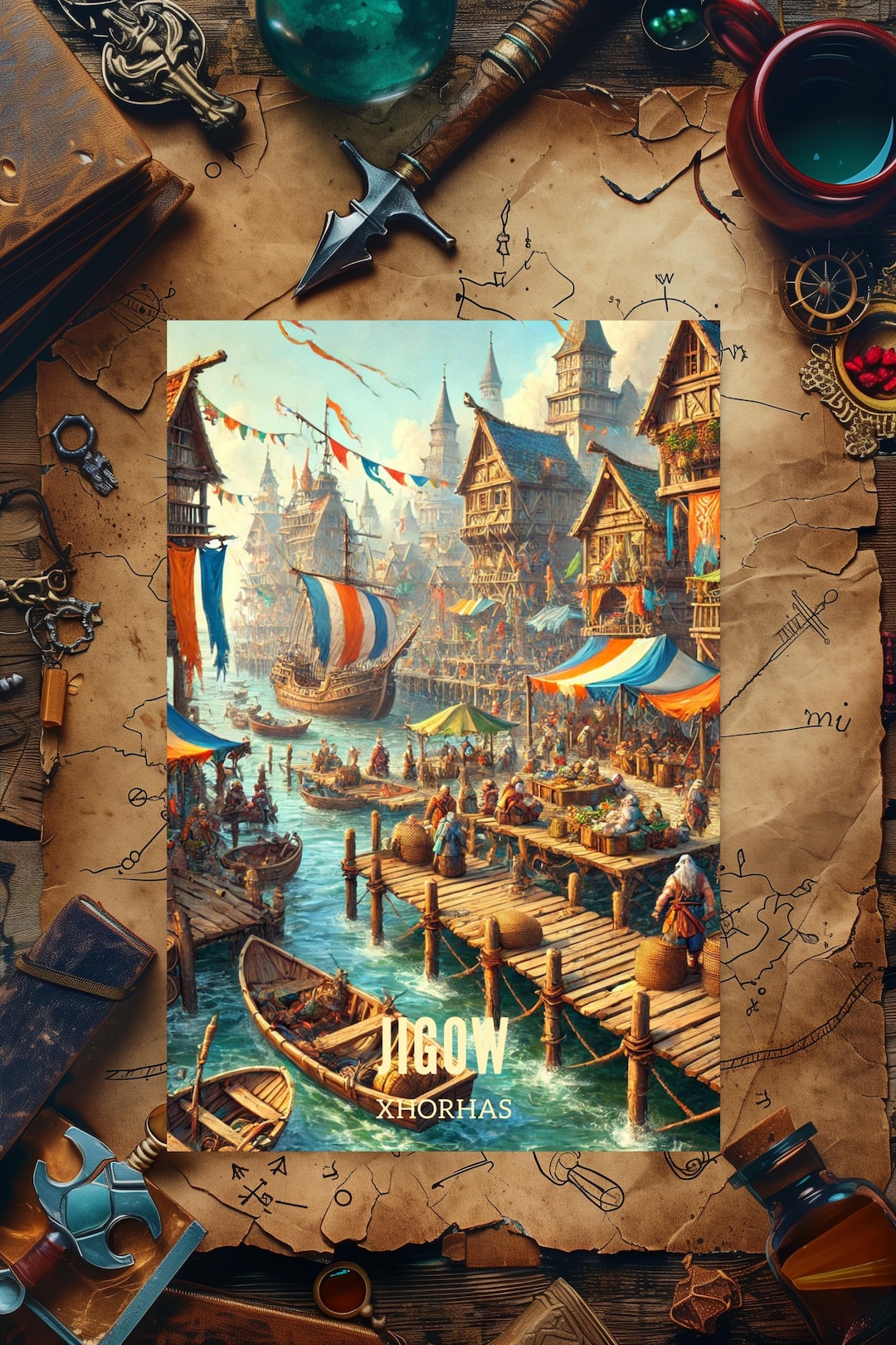 Dnd Jigow Critical Role Call of the Netherdeep Postcard (dungeons ...