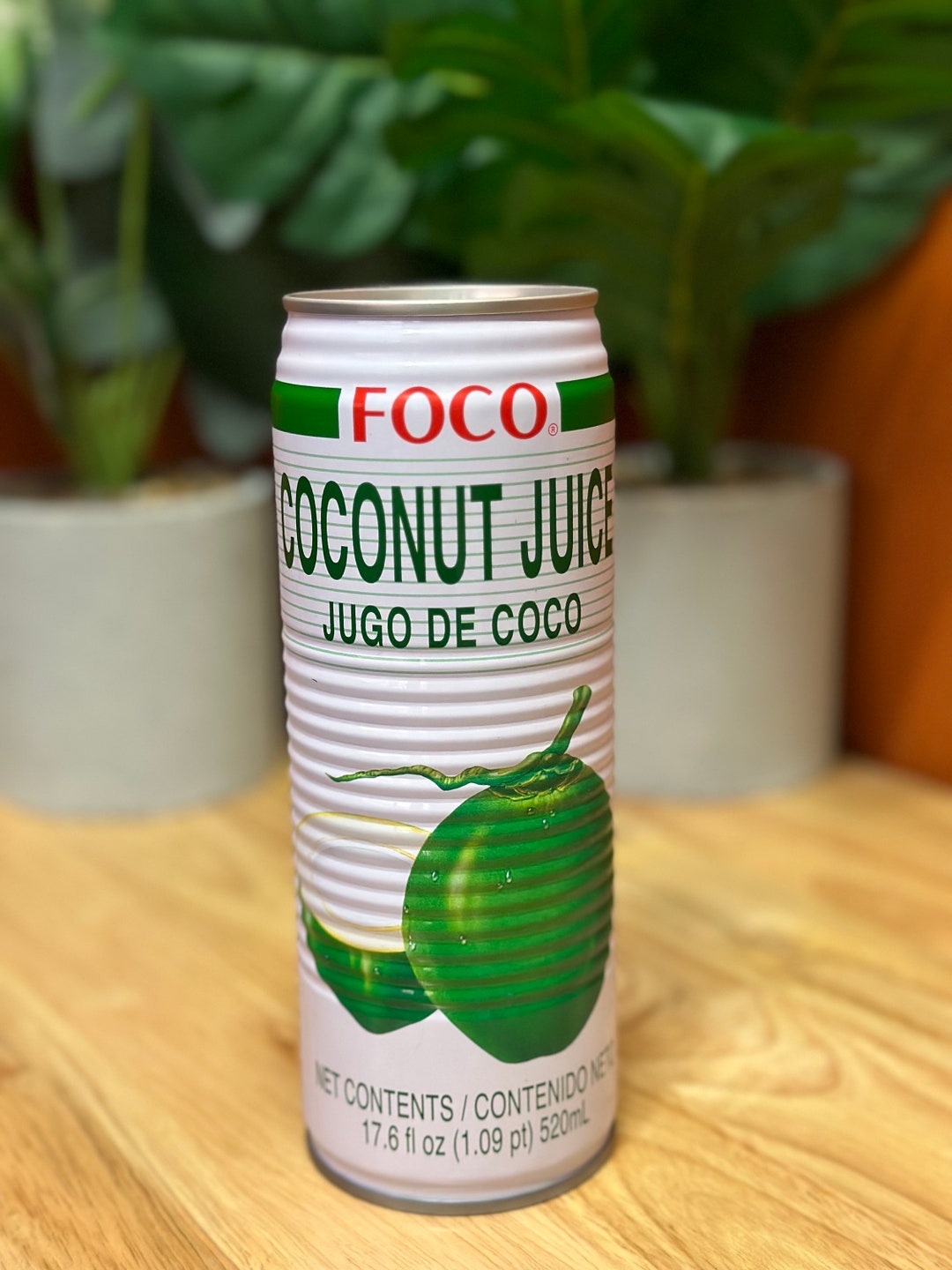 Real Made in MEXICO FOCO COCO Coconut Juice With Pulp. - Etsy