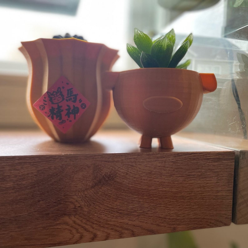 Playful Paws: 3D Printed Dog-shaped Plant Pot A Whimsical Gift for Mom ...