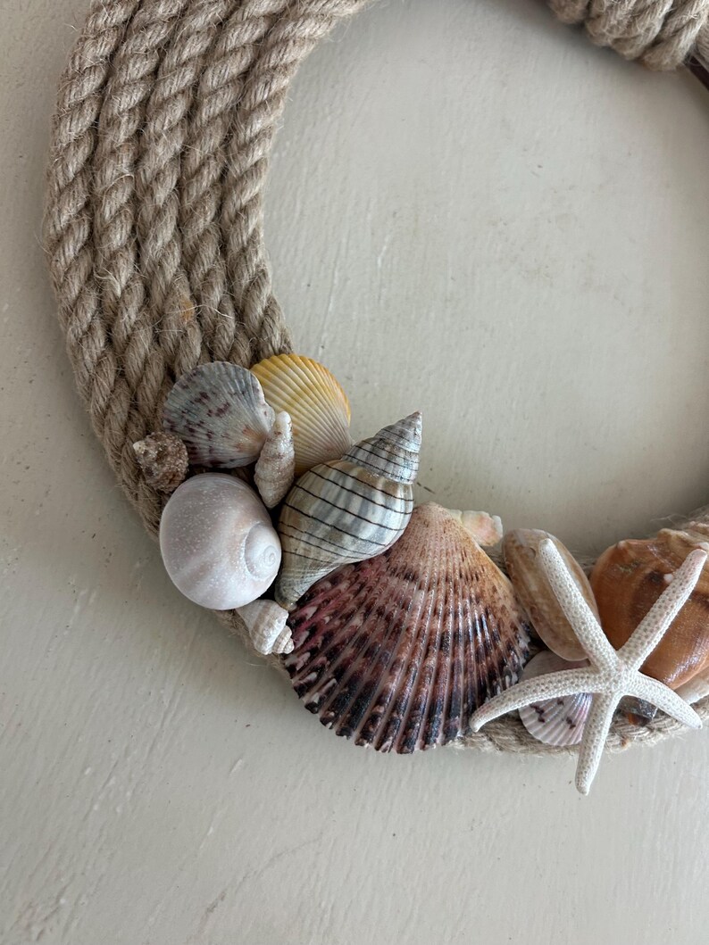 Seashell Wreath - Hand Made - Etsy
