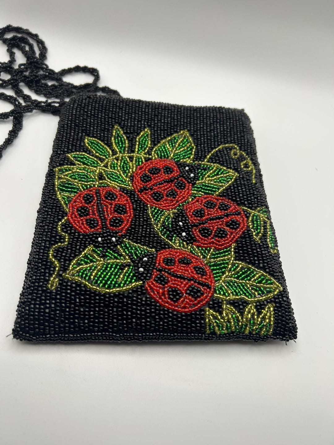 Ermo Beaded Purse With Ladybugs - VTG - Etsy