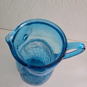 Vintage Turquoise Owl Pitcher - Etsy