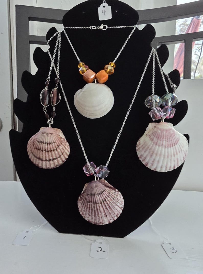 Seashell Necklaces - One of Kind - Handmade - Etsy