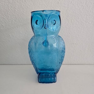 Vintage Turquoise Owl Pitcher - Etsy