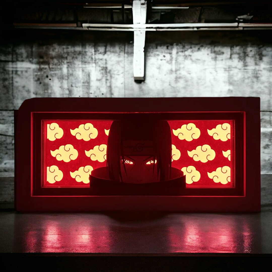 Buy Anime Light Box Naruto Manga Night Lamp Anime Room Decor Lightbox ...