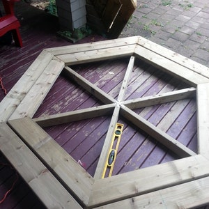 Octagon Picnic Table Plans, Patio Table Plans, Garden Table Plans ...