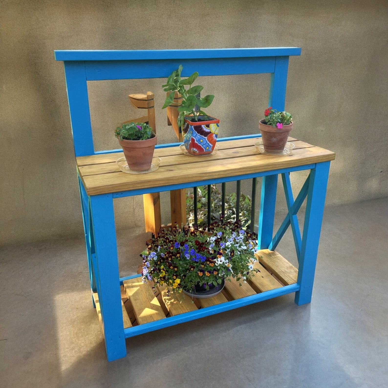 Potting Bench Plans, Garden Potting Stand, Outdoor Planter Table, PDF ...