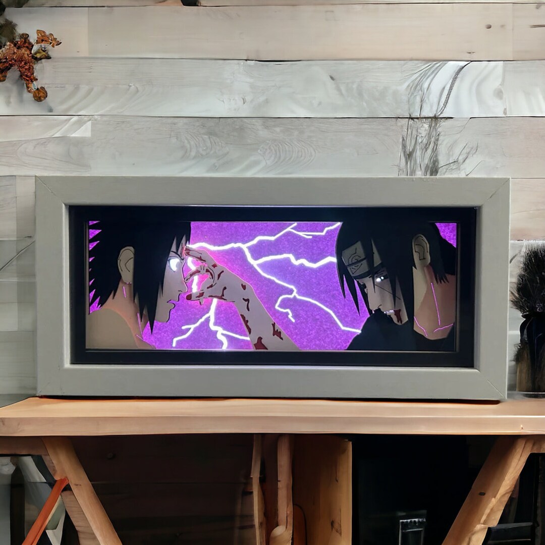 Anime Light Box Anime Night Light Full RGB Anime Face Lamp Room Decor ...