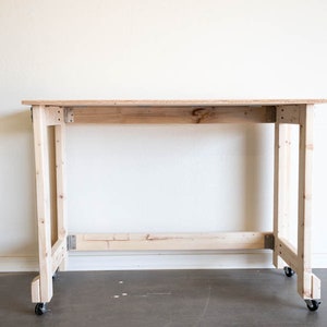 Easy Portable Folding Work Table DIY Plans, PDF Download, Woodworking ...