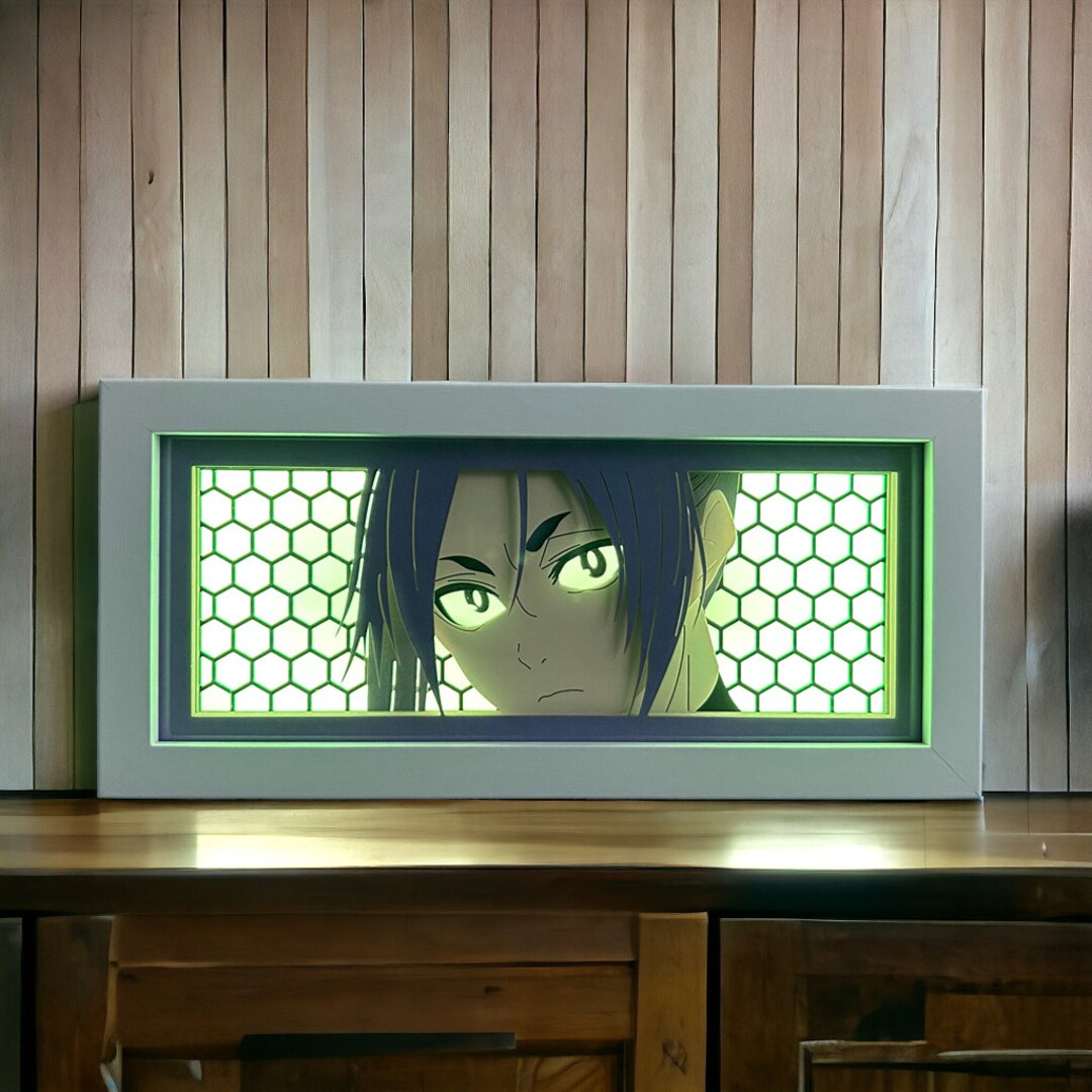 Anime Light Box Anime Led Night Light Full RGB Anime Face Lamp for Room ...