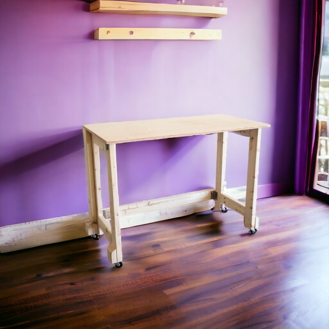 Easy Portable Folding Work Table DIY Plans, PDF Download, Woodworking ...