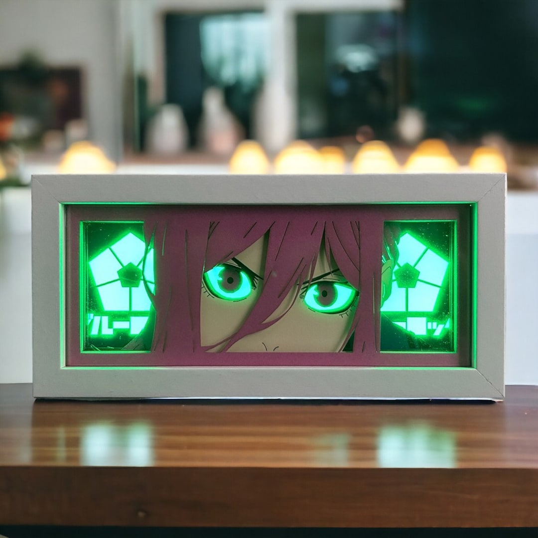 Anime Light Box Anime Led Night Light Full RGB Anime Face Lamp for Room ...