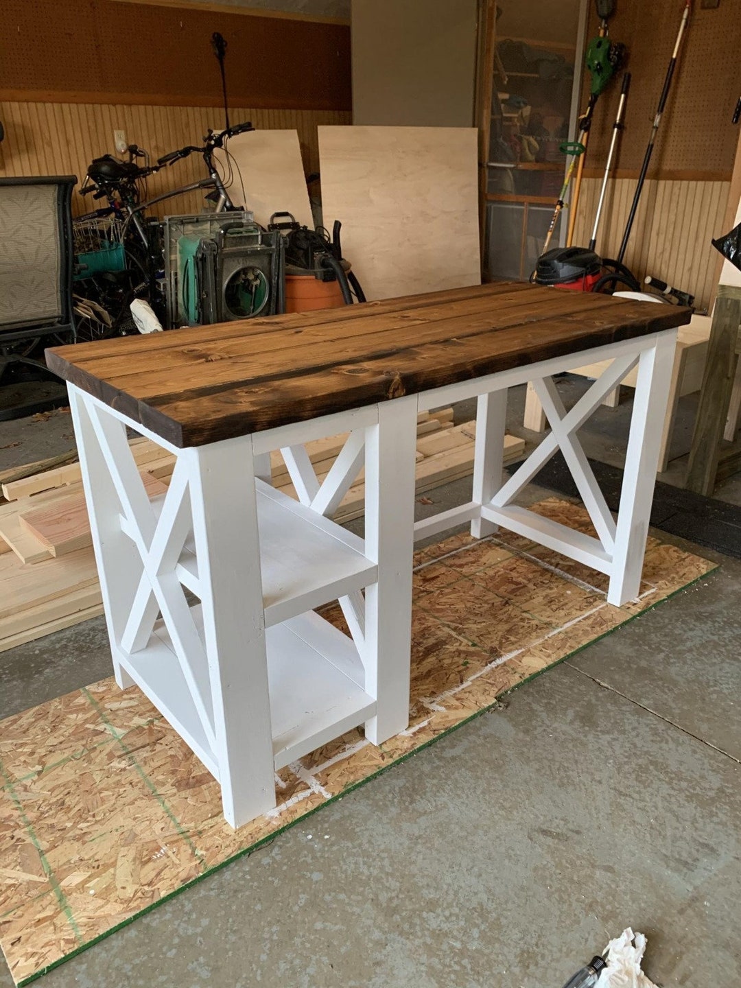 Craft Table Plans, DIY Simple Workstation Plans, Easy Table Plans ...