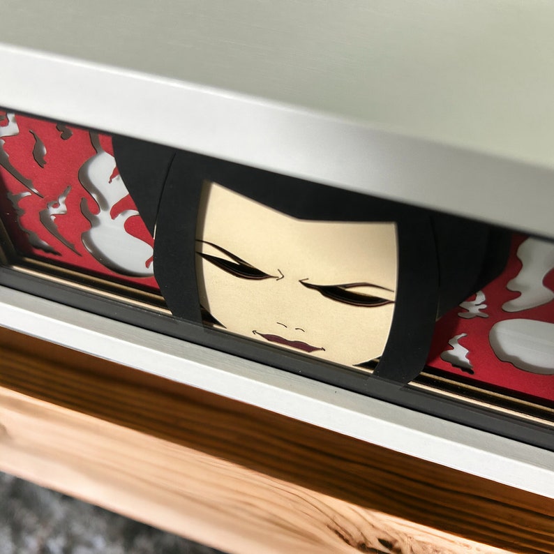 Azula Anime Light Box, Avatar: the Last Airbender Lightbox Decor ...