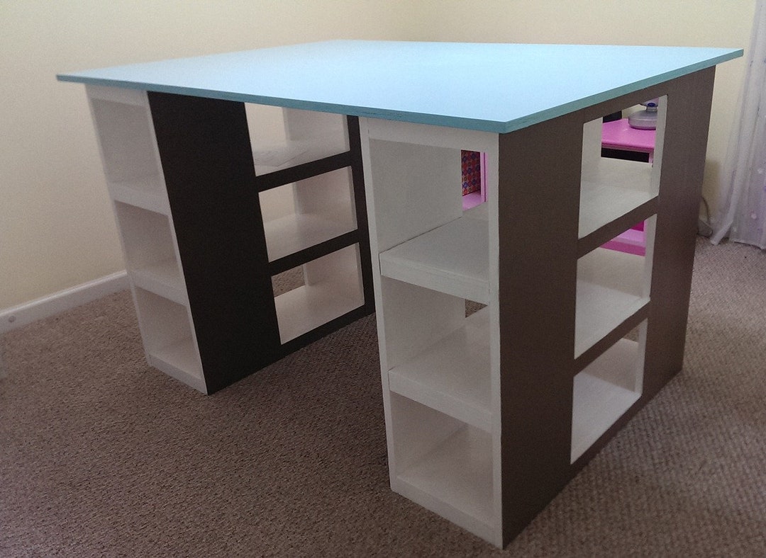 Sewing Table Plans, DIY Craft Table Plans, Workbench Plans, Worstation ...