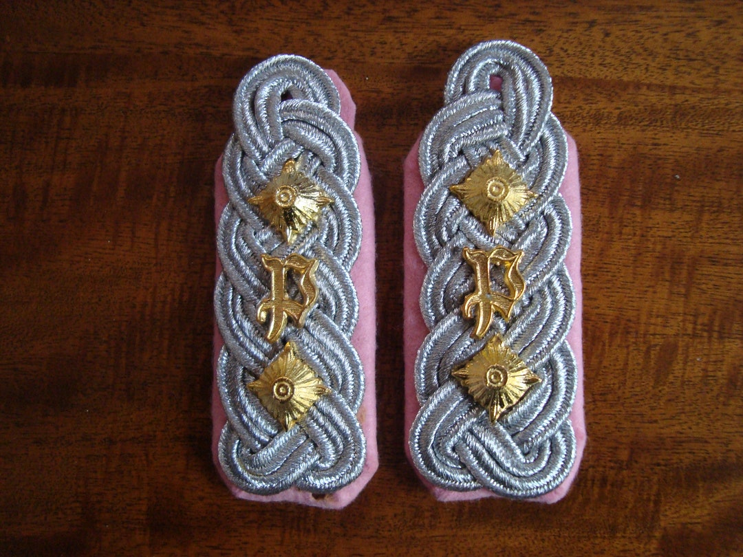 Panzer Colonel Shoulder Boards-complete Dress - Etsy