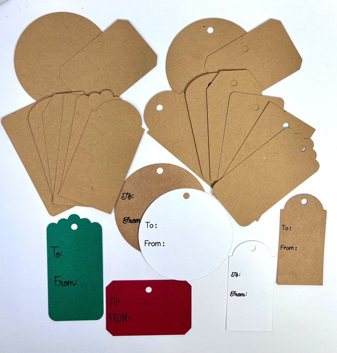 Gift Tags, Name Tags, Party Tags, Christmas Tags, Tags, Blank Tags, To ...