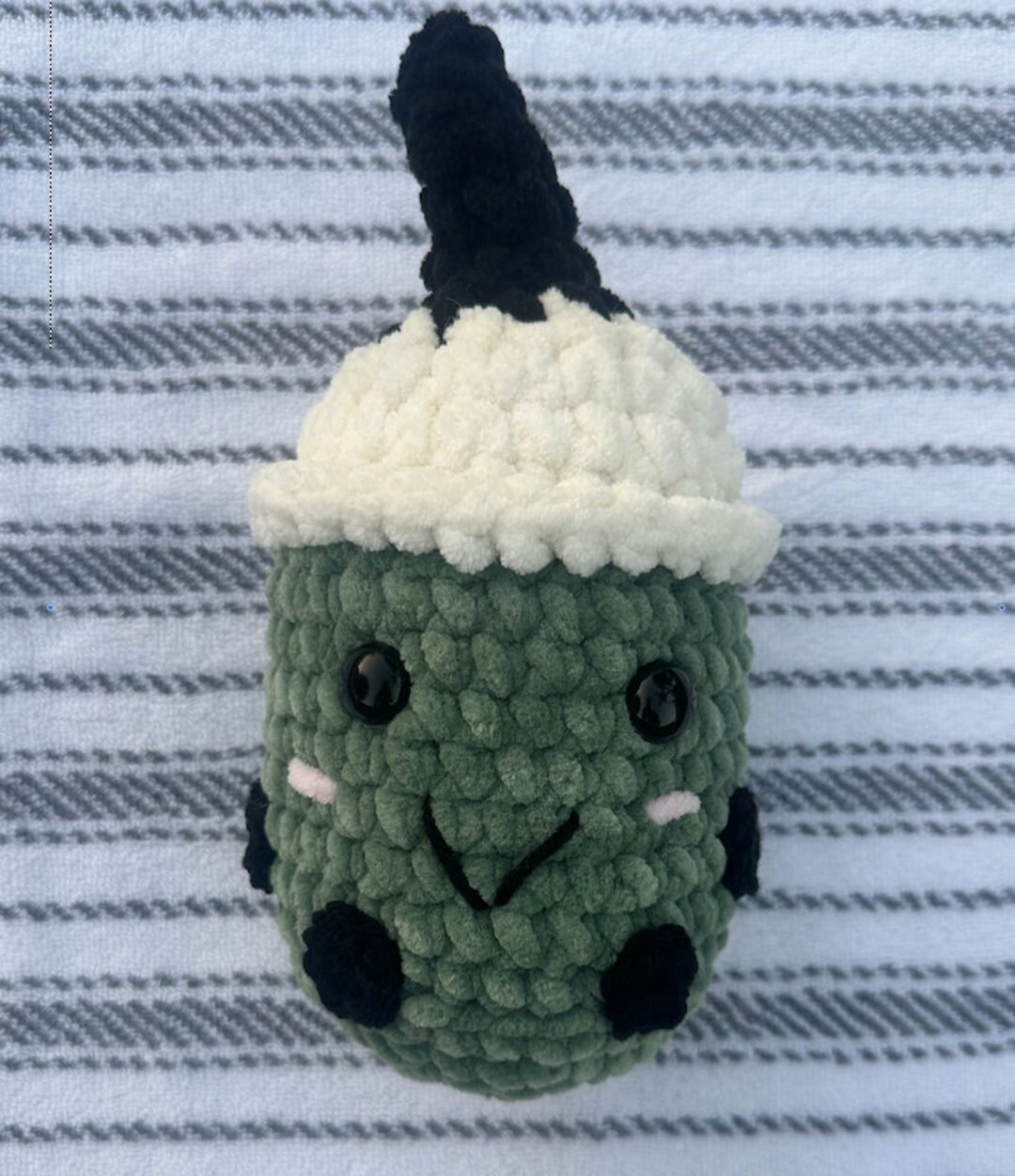 Match Boba Crochet Plush - Etsy