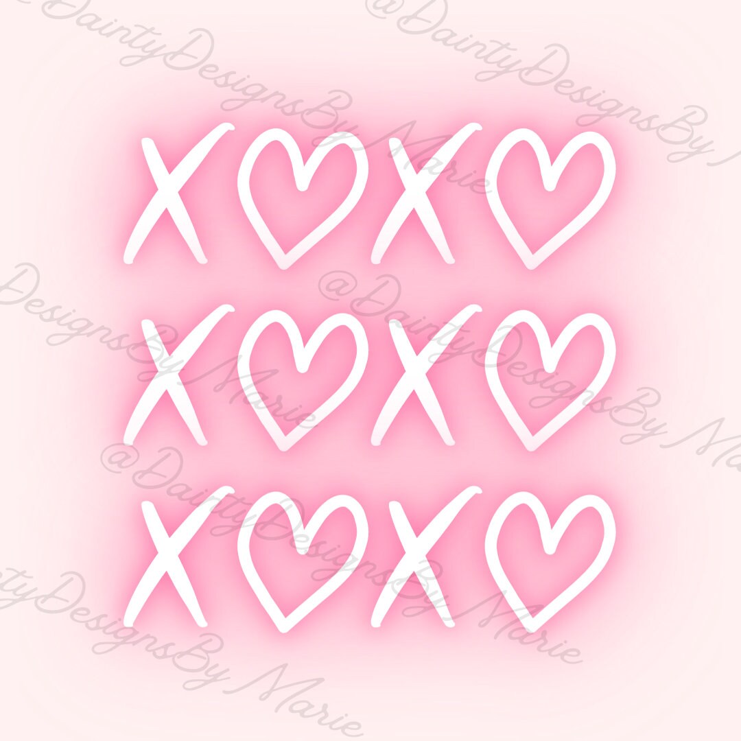 Valentines Xoxo PNG, Digital Download, Sublimation Printable ...