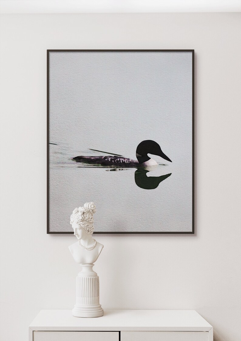 Customizable Loon Wall Art: Printable Watercolor Decor for Every Room ...