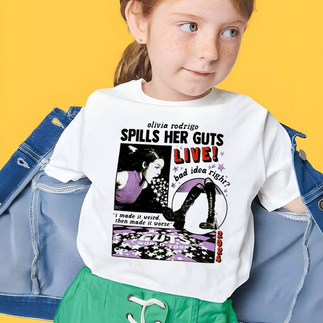 Olivia Rodrigo Guts Tour 2024 Youth Shirt The Guts World Tour 2024